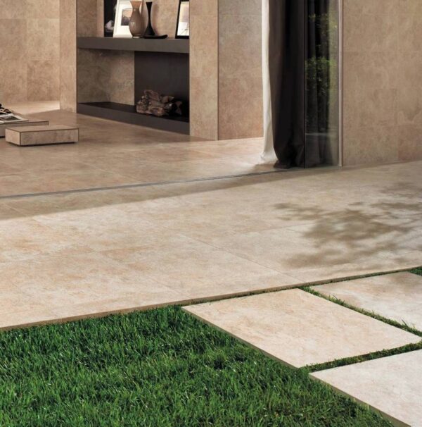 Calcare Beige Porcelain Pavers - HDG Building Materials