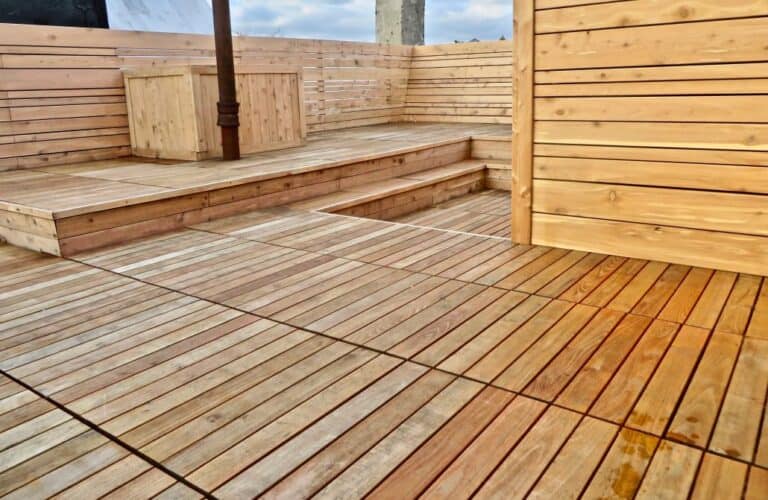 Black Locust Deck Tiles - Compare to Ipe Pavers - HDG Building Materials