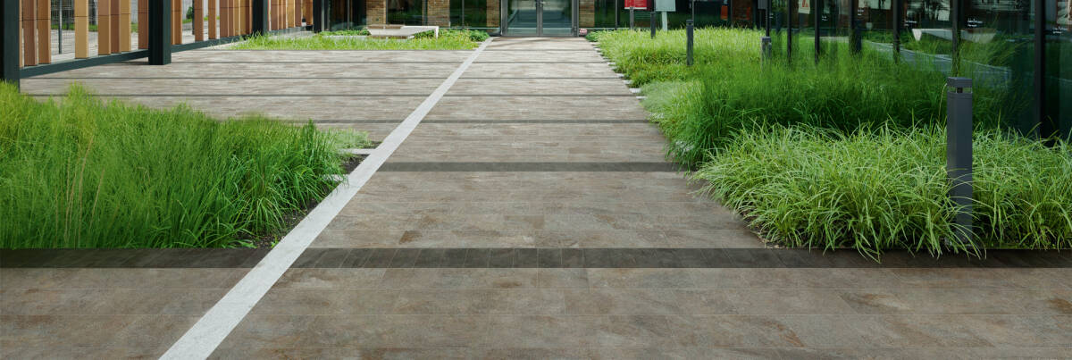 Gravo-Titanium Grey Porcelain Pavers - HDG Building Materials