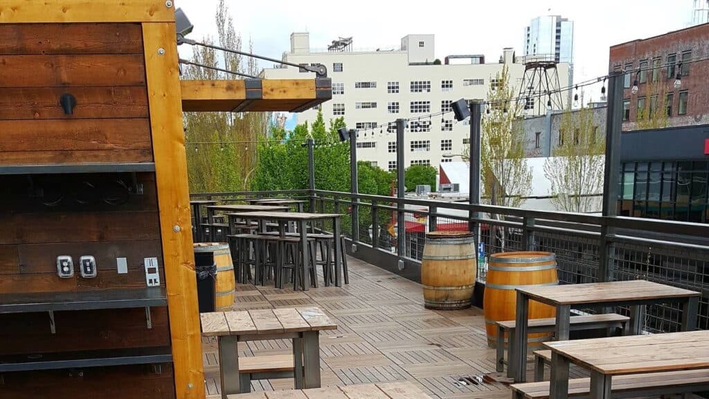 Weathered Ipe Decking Example - HDG Building Materials