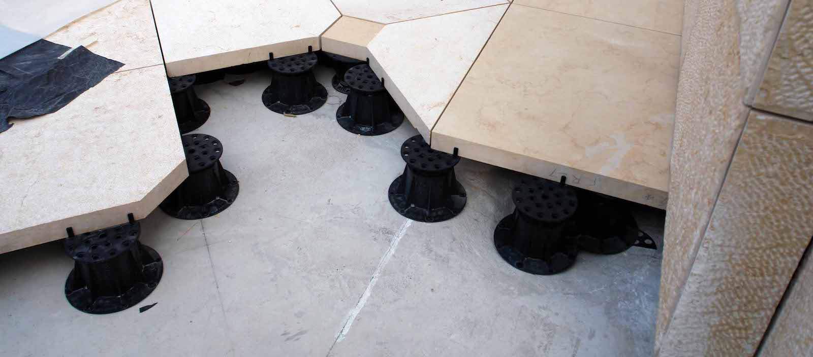 Elevated Stone Deck - HDG Building Materials