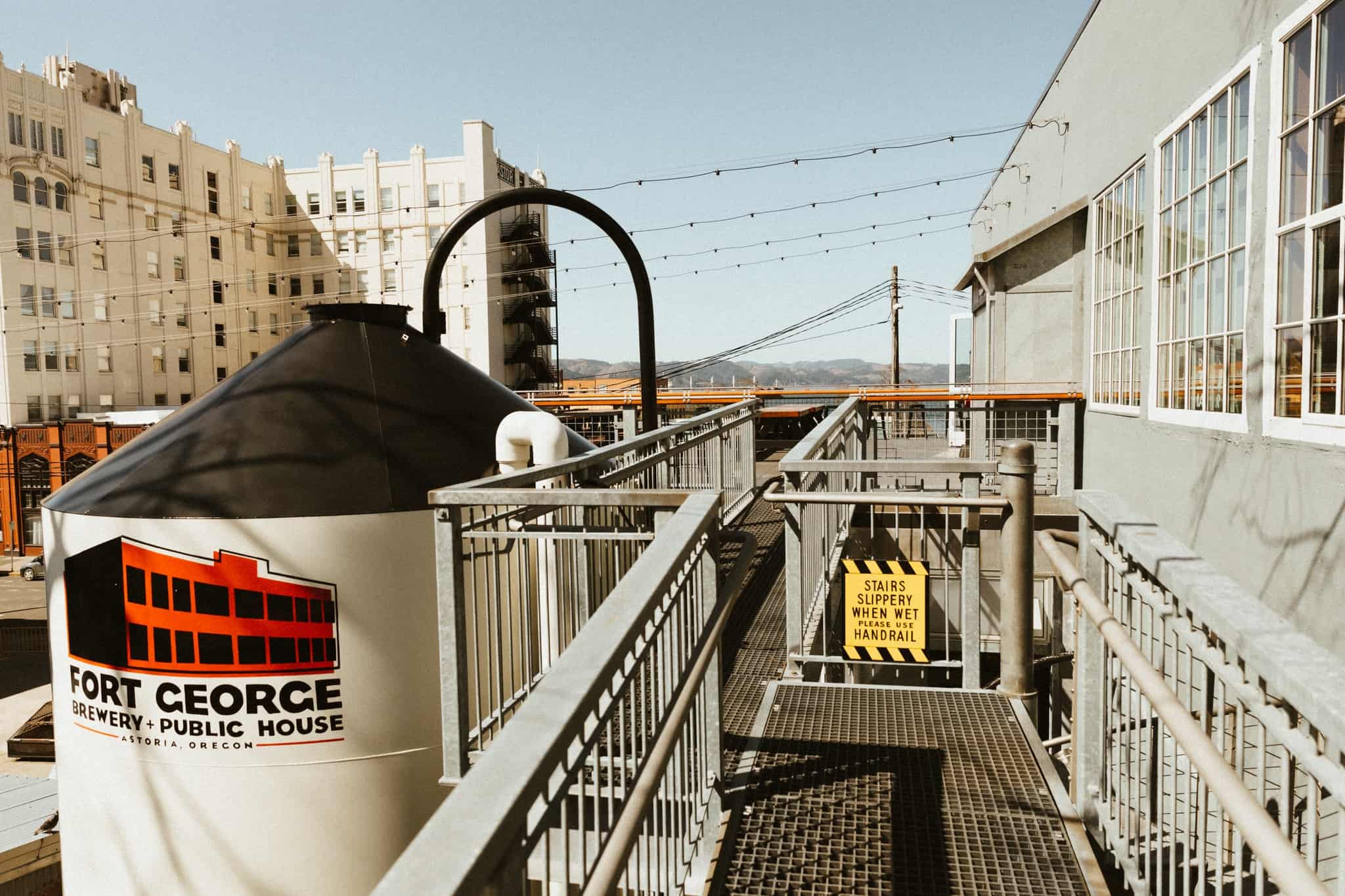 Grating Panels Catwalk to Rooftop Deck - HDG Building Materials